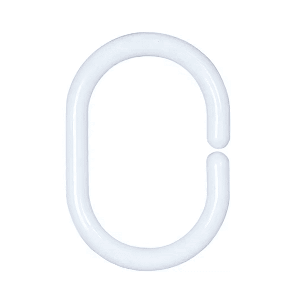 plastic shower curtain rings