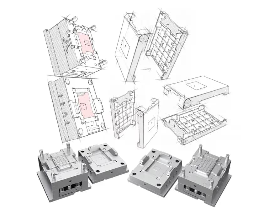 Plastic injection molding design