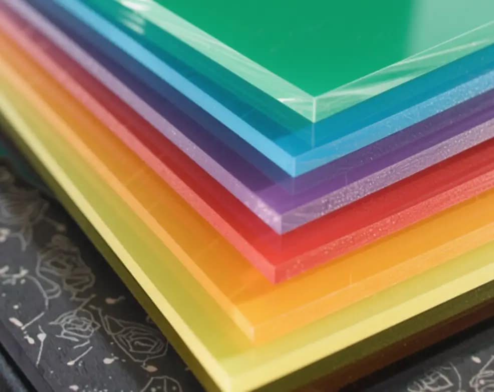 Custom plastic colors